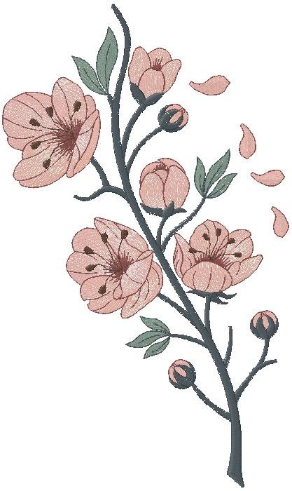 floral embroidery design - embnew.com