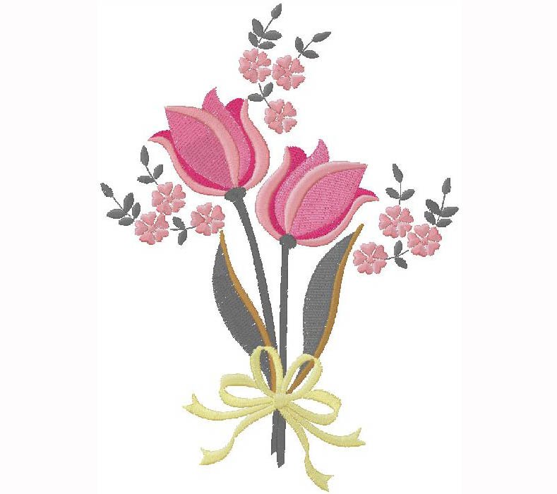 floral embroidery design - embnew.com