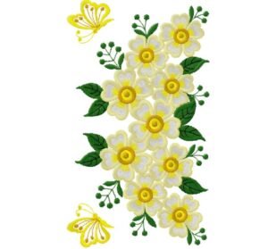 floral machine embroidery design for free download - embnew.com