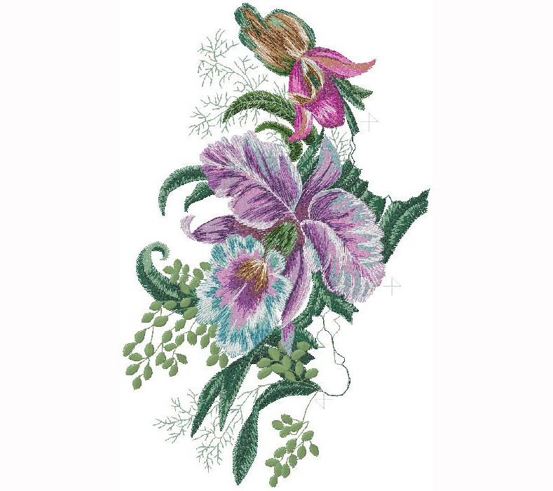 floral embroidery designs - embnew.com