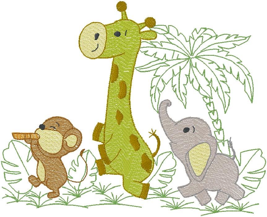 animals machine Embroidery Designs - embnew.com