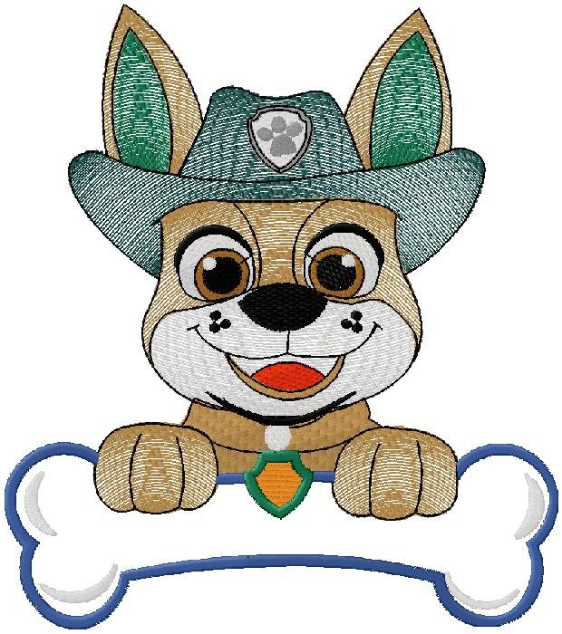 cute Dog machine Embroidery Design - embnew.com